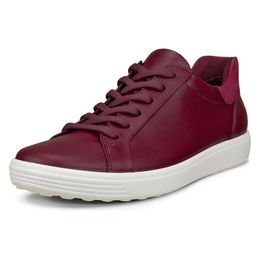 Ecco Damen Slip-On Sneaker "Soft 7 W", Gr. 39, rot, Leder, Basic, Schuhe, Freizeitschuh, Slipper, Halbschuh zum Schlupfen