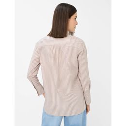 Brax Damen Klassische Bluse "Style VIKI", grau, Gr. 34, Web, 68% Baumwolle, 27% Nylon, 5% Elasthan, Blusen