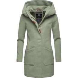 Marikoo Damen Wintermantel "Maikoo", gr&uuml;n, Gr. 5XL, Oberstoff: 90% Polyacryl, 8% Viskose, 2% Elasthan. Futter: 100% Polyester. &Auml;rmelfutter: 100%