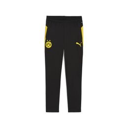 Puma Sporthose "Borussia Dortmund Trainingshose Herren", gelb, Gr. S, Obermaterial: 100% Polyester; Taschenfutter: 100% Polyester; Besatz: 12%
