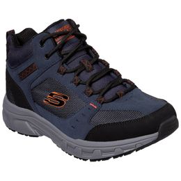 Skechers Herren Schnürboots "OAK CANYON IRONHIDE", Gr. 45, blau, Synthetik, Textil, Veloursleder, Schuhe, mit Memory Foam