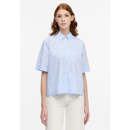 Eterna Damen Hemdbluse "LOOSE FIT"hellblau, Gr. 40, 70% Baumwolle, 30% Lyocell, Blusen, EASY IRON (b&uuml;gelleicht)