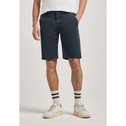 Street One MEN Herren Shorts, blau, Gr. 31, unifarben, Web, 98% Baumwolle, 2% Elasthan, Hosen, aus Baumwolle mit Stretchanteil