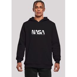 F4NT4STIC Herren Kapuzenpullover "NASA worm", schwarz, Gr. XXXL, Obermaterial: 65% Baumwolle, 35% Polyester, Pullover, Print