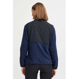 North Bend Damen Fleecejacke "Fleecejacke NBDelia W", blau, Gr. 38, Obermaterial: 100% Polyester PES., Jacken