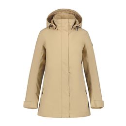 Icepeak Damen Steppjacke "D FUNKTIONSJACKE ALNA", beige, Gr. 44, Web, Obermaterial: 100% Polyester, Jacken, mit hohem Stehkragen