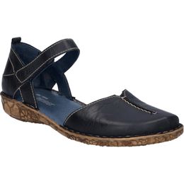 Josef Seibel Damen Sandale "Rosalie 42, dunkelblau", Gr. 37, blau, Obermaterial: 100% Rindsleder Leather cow., Schuhe