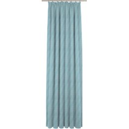 Vorhang Adam, B:145cm H:225cm, blau, Jacquard, Baumwolle (Bio-Baumwolle), Wohnzimmer, Gardinen, "Argentinian Criolla", aus 100% Bio-Baumwolle