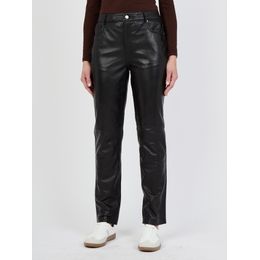 JCC Damen Lederhose "31019444", schwarz, Gr. 42, Obermaterial: 100% Lammleder, Hosen