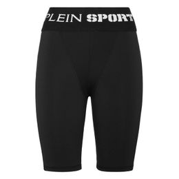 Plein Sport Damen Leggings "Basic", schwarz, Gr. L, Obermaterial: 90% Polyester, 10% Elasthan, Hosen