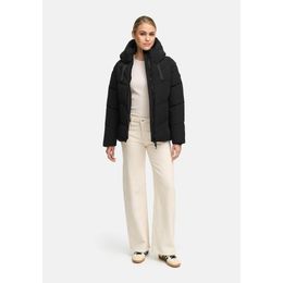 Marikoo Damen Winterjacke "Kwamee", schwarz, Gr. M, Obermaterial: 92% Nylon, 8% Elasthan. Innenseite: 100% Polyester. Futter: 100% Polyester.