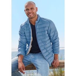 H.I.S. H.I.S Herren Steppjacke, blau, Basic, Gr. S, unifarben, Obermaterial: 100% Polyester. Futter: 100% Polyester, Jacken, leicht und gut zu verstauen
