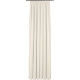 Vorhang WIRTH, B:130cm H:245cm, beige, Jacquard, Baumwolle, Polyester, Wohnzimmer, Gardinen, "Newbury"