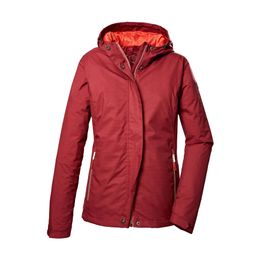 Killtec Damen Outdoorjacke "KOS 68 WMN JCKT", rot, Gr. 34, Oberstoff: 100% Polyester (recycelt), Futter: 100% Polyester, Jacken, Wasserdichte,