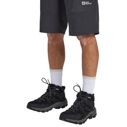 Jack Wolfskin Herren Wanderstiefel "VOJO TOUR LT TEXAPORE MID M", Gr. 12,5, grau, Obermaterial: Leder. Obermaterial 2: Synthetik. Futter: Polyester,