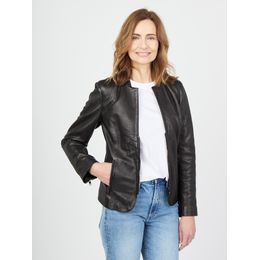 JCC Damen Lederjacke "Lida", schwarz, Gr. 36, Obermaterial: 100% Lammnappa. Futter: 100% Polyester, Jacken