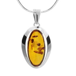 OSTSEE-SCHMUCK Damen Kette mit Anh&auml;nger "OSTSEE-SCHMUCK Kette mit Anh&auml;nger Heike Kette mit Anh&auml;nger Heike", 50cm, Silber 925 (Sterlingsilber), L: 42,