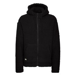11 Project Herren Funktions-Kapuzensweatjacke "Fellimitatjacke PRDaag", schwarz, Gr. XXXL, Obermaterial: 100% Polyester PES., Sweatjacken
