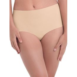 Anita Damen High-Waist-Slip "High Waist Slip Pocket Panty", Gr. 48, beige, Stoff, Obermaterial: 60% Polyamid PA. 40% Elasthan EL., Unterhosen