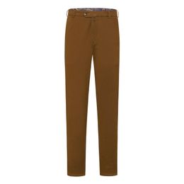MEYER Herren Chinos "Bonn", braun, Gr. 48, unifarben, 98% Baumwolle, 2% Elasthan, Hosen, Super-Stretch Winter Twill