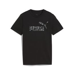 Puma Jungen T-Shirt "Essentials Camo T-Shirt Jungen", schwarz, Gr. 164, 100% Baumwolle, Shirts