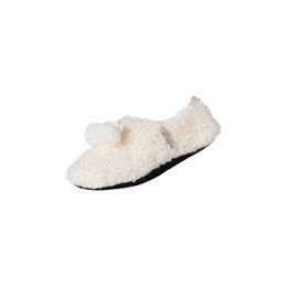 Camano Damen Hausschuh "Slipper 1er Pack", Gr. 37egret, Polyester, Schuhe