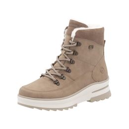 Remonte Damen Schn&uuml;rstiefelette "Remonte Stiefelette Leder", Gr. 42, braun, Leder, Schuhe