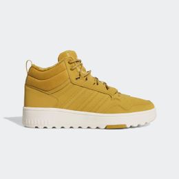 Herren Winterboots "HOOPS 4.0 MID", adidas Sportswear, Gr. 44,5, wei&szlig;, Synthetik, Schuhe, Winterschuhe, Winterstiefel, Snowboots