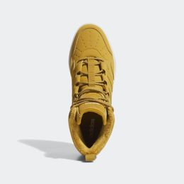 Herren Winterboots "HOOPS 4.0 MID", adidas Sportswear, Gr. 45, wei&szlig;, Synthetik, Schuhe, Winterschuhe, Winterstiefel, Snowboots