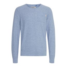 Blend Herren Strickfleece-Pullover "Strickpullover bhpullover", blau, Gr. S, Obermaterial: 100% Baumwolle CO., Pullover