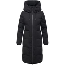 Navahoo Damen Steppmantel "Schokokuss XIV", schwarz, Gr. 6XL, Obermaterial: 92% Nylon, 8% Elasthan. Innenfutter: 100% Polyester. Wattierung: 100%