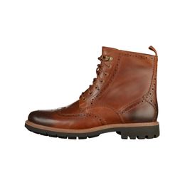 Clarks Herren Schn&uuml;rstiefelette "Clarks Stiefelette Leder", Gr. 41, braun, Leder, Schuhe