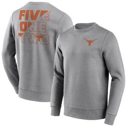 Fanatics Damen Sweatshirt "Fanatics Sweatshirt Texas Longhorns Hometown Graphic Crew", grau, Gr. XL, 85% Baumwolle, 15% Polyester, Sweatshirts