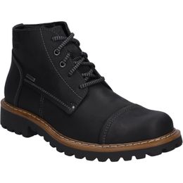 Josef Seibel Herren Stiefelette "Chance 53, schwarz", Gr. 40, schwarz, Obermaterial: 100% Rindsleder Leather cow., Schuhe