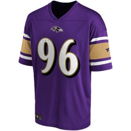 Fanatics Herren Footballtrikot "Fanatics Trikot Baltimore Ravens Foundation Supporters", lila, Gr. L, 100% Polyester, Trikots