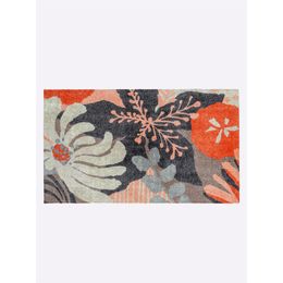 Fu&szlig;matte, B:80cm H:7mm L:200cm, orange, Kunstfaser, Polyamid, Flur, Teppiche