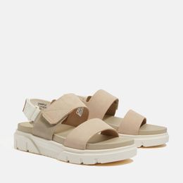Timberland Damen Sandale "GREYFIELD SANDAL BACKSTRAP SANDAL", Gr. 37, beige, Leder, Schuhe