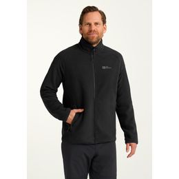 Jack Wolfskin Herren Fleecejacke "WALDSTEIG FZ M", schwarz, Gr. L, Obermaterial: 100% Polyester; Futter: 100% Polyester, Jacken