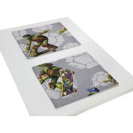 Platzset WIRTH, B:50cm L:40cm, grau, Obermaterial: 100% Polyester, Platzsets, "Turtles", Nickelodeon