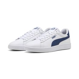 Puma Damen Sneaker "Smash 3.0 Sneakers Erwachsene", Gr. 40,5, blau, Obermaterial: Leder, Synthetik, Textil; Futter: Textil; Innensohle: Textil;