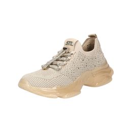 Steve Madden Damen Sneaker "Steve Madden Sneaker Textil", Gr. 40, beige, Textil, Schuhe