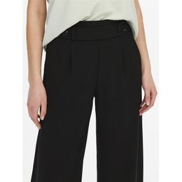 Jacqueline de Yong JDY Damen Jerseyhose "JDYGEGGO NEW LONG PANT JRS NOOS", schwarz, Gr. L, unifarben, Jersey, Obermaterial: 95% Polyester, 5% Elasthan, Hosen, mit