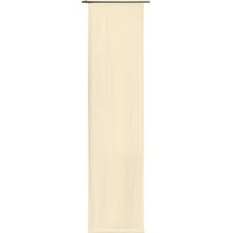 Schiebegardine WIRTH, B:60cm H:245cm, beige, Jacquard, Polyester, Wohnzimmer, Gardinen, "Umea"