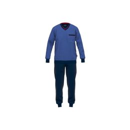 G&ouml;tzburg G&Ouml;TZBURG Herren Schlafanzug "Pyjama", Gr. 6XL, blau, Obermaterial: 100% Baumwolle CO., Homewear-Sets
