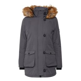 oxmo Damen Kurzmantel "Kurzmantel OXActa", grau, Gr. XS, Obermaterial: 100% Nylon NY., M&auml;ntel