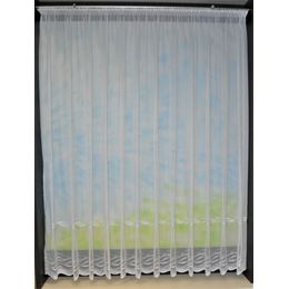 Gardine, B:300cm H:250cm, wei&szlig;, Stickereien Plauen, Sabl&eacute;, Polyester, Gardinen, "D&uuml;ne"
