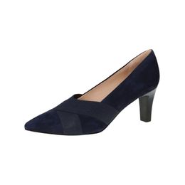 Peter Kaiser Damen Pumps "Peter Kaiser Pumps Veloursleder/Textil", Gr. 40,5, blau, Textil, Veloursleder, Schuhe