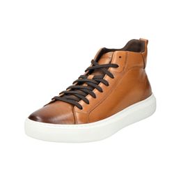 Geox Herren Sneaker "Geox Sneaker Leder/Textil", Gr. 40, braun, Leder, Textil, Schuhe