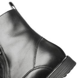 Ara Damen Schn&uuml;rboots "LIVERPOOL", Gr. 4,5, schwarz, Glattleder, unifarben, Schuhe, Kurzstiefel, Biker Boots in Bequemweite G (= weit)