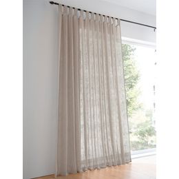 Gardine HEINE HOME, B:140cm H:225cm, grau, Polyester, Gardinen